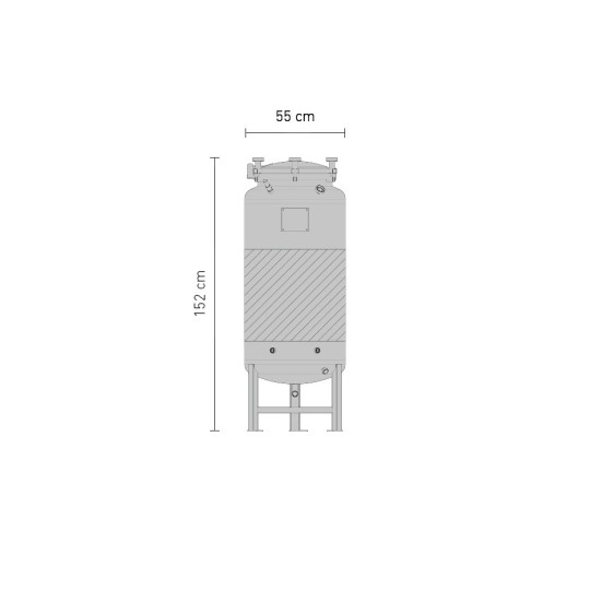 Cuve à pression FD - 2,5 bars - 240L