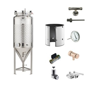 Cuve a Pression FD ZKG 2.5 bar 240 L COMPLETE + Manchette d'Isolation