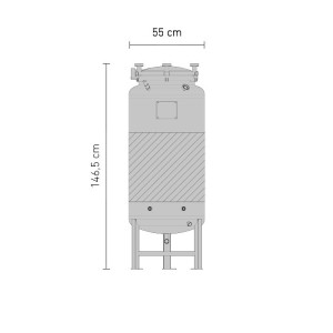 Cuve à pression FD - 1,2 bar - 240L