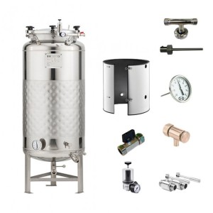 Cuve à pression FD - 1,2 bar - 240L - (accesoires et manchette d'isolation)